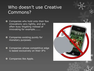 Creative commons Group 13 SMM GLIM | PPT