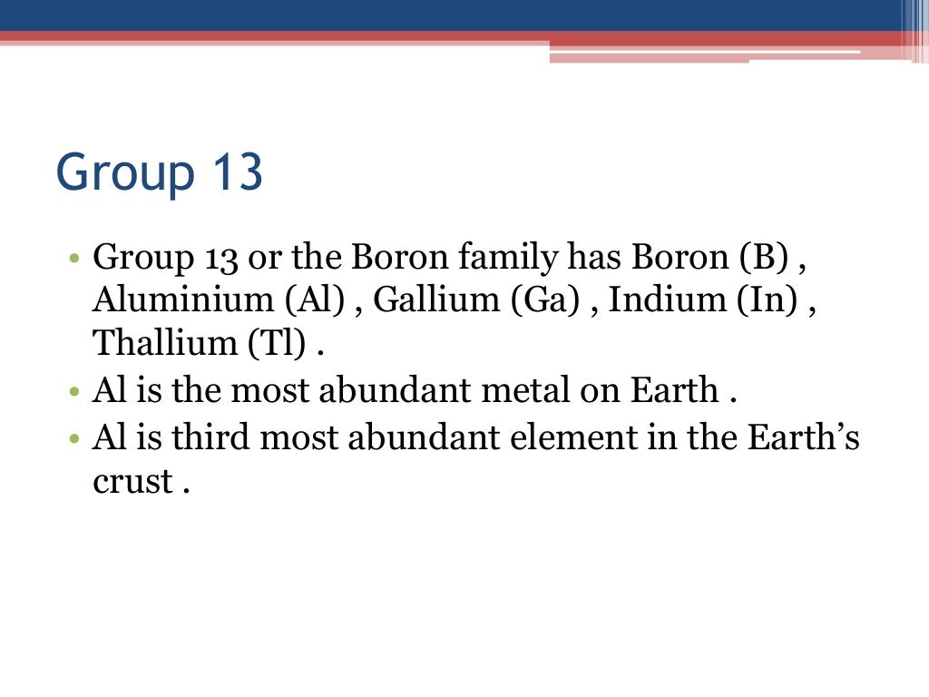 Group 13 Elements group-13-elements