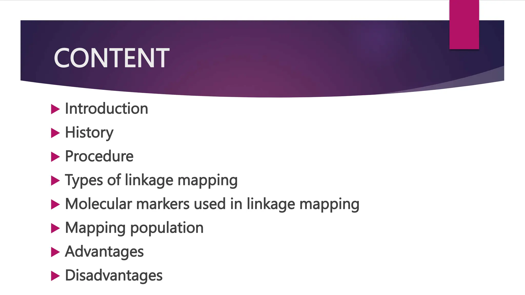 Linkage mapping molecularmarkerstechnology.pptx