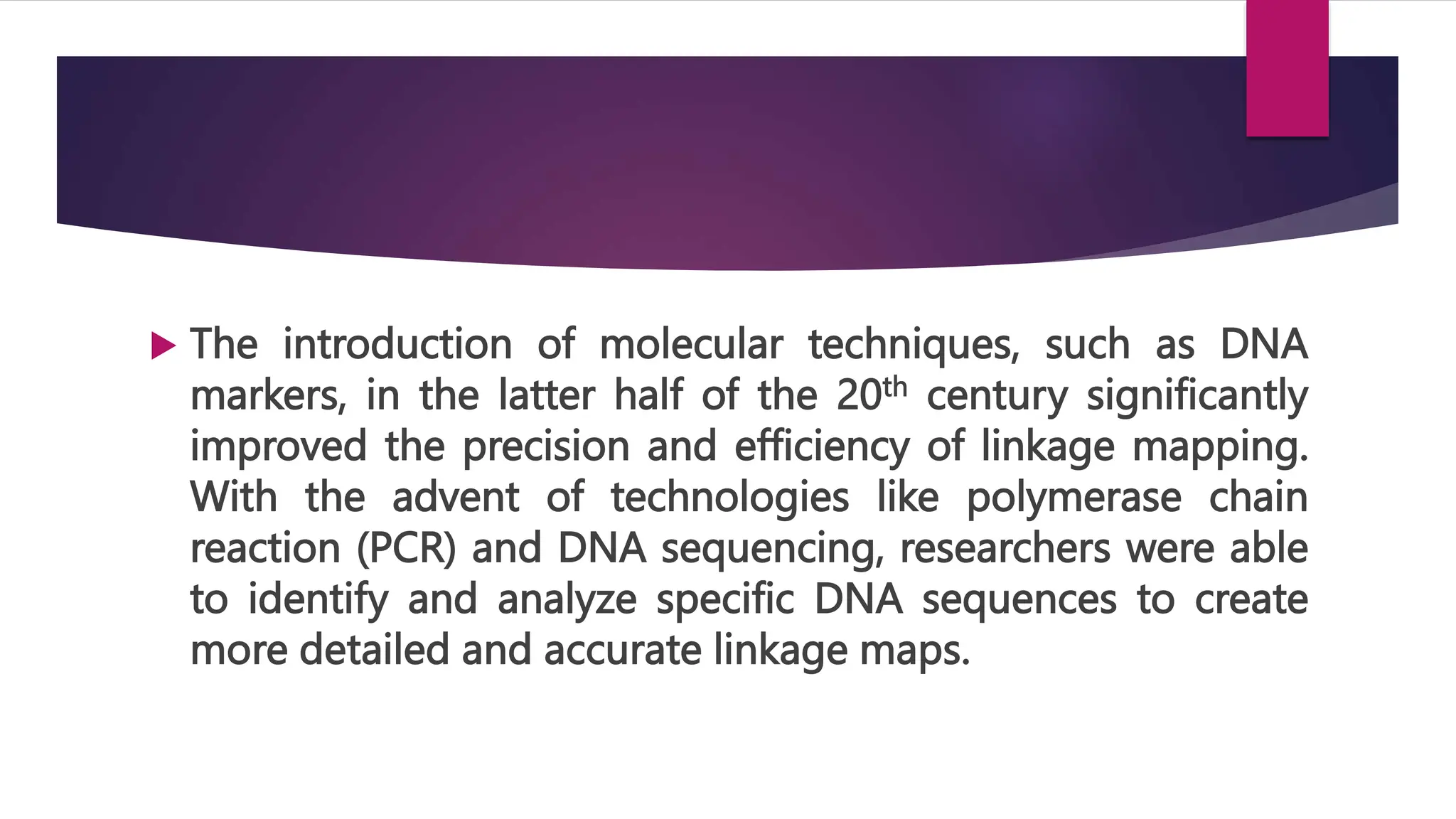 Linkage mapping molecularmarkerstechnology.pptx
