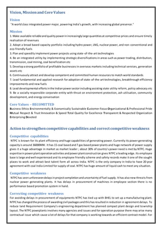 NTPC Ltd. Strategy Analysis | DOCX