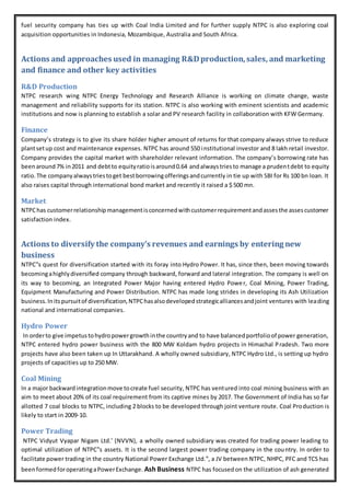 NTPC Ltd. Strategy Analysis | DOCX