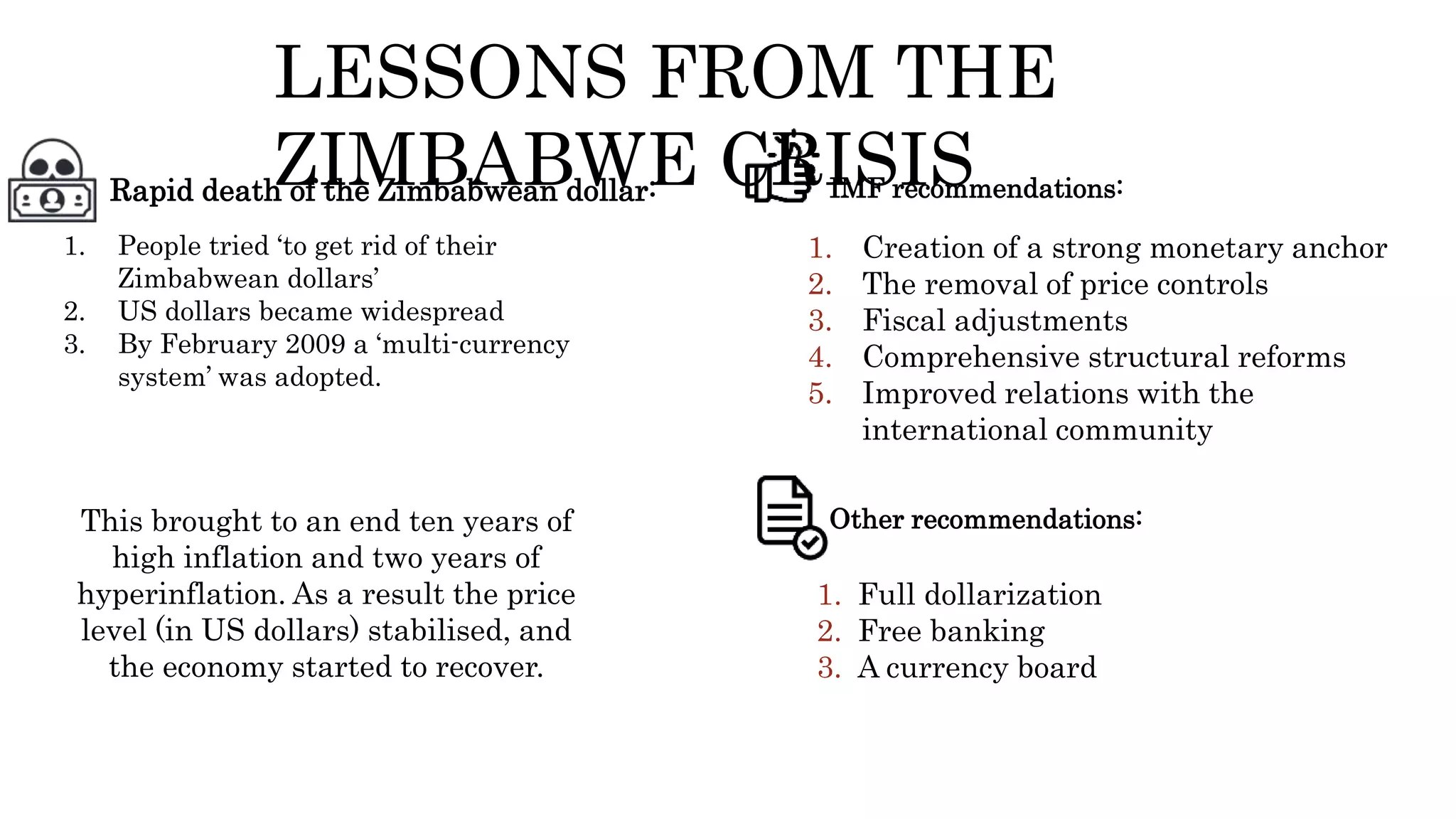 Hyperinflation in Zimbabwe | PPTX
