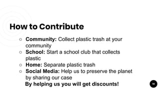 2018 Ambassador Leaders Community Action Plan - Plastic Pollution Solution | PPT