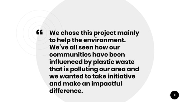 2018 Ambassador Leaders Community Action Plan - Plastic Pollution Solution | PPT