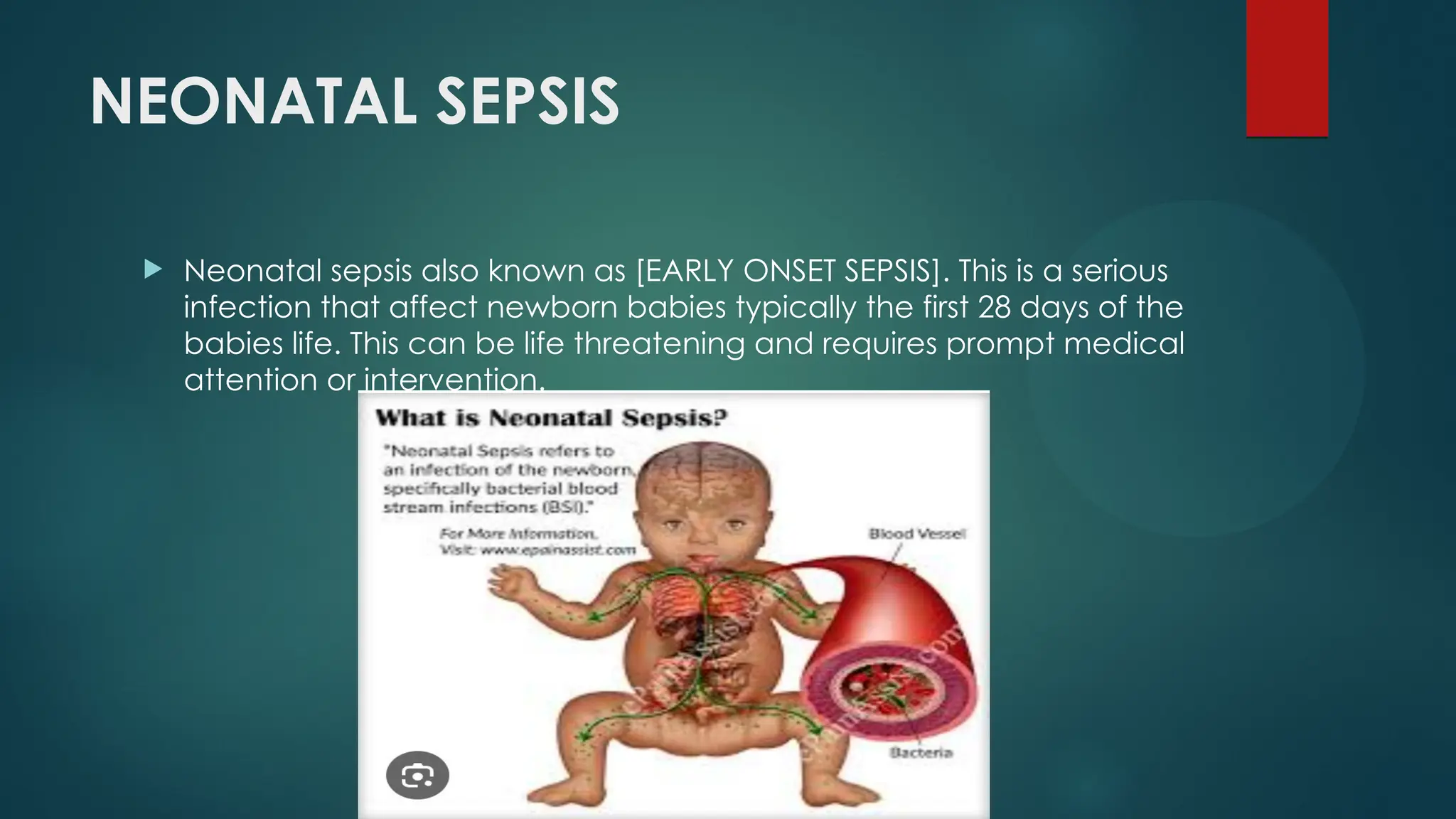 NEONATAL SEPSIS PRESENTATION IN NEONATE.pptx