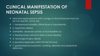 NEONATAL SEPSIS PRESENTATION IN NEONATE.pptx
