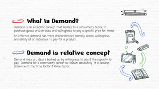 Demand analysis(determinants,change and law).pptx