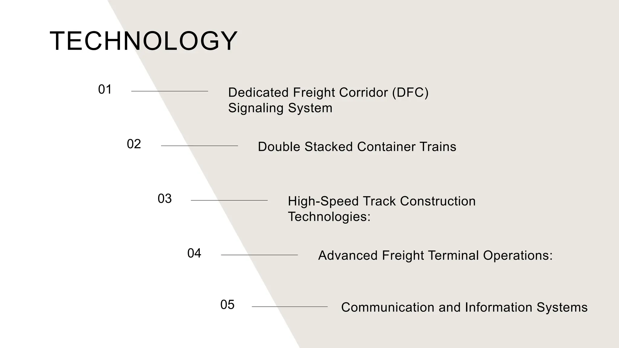 Indian Railways - Freight corridor details | PPTX