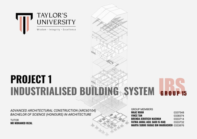 Project 1: Industrialised Building System [ IBS ] | PDF | Civil ...