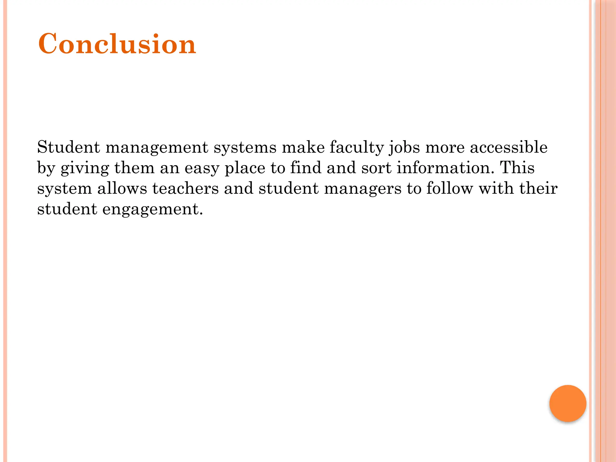 Student management system project documentation | PPTX