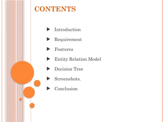 Student management system project documentation | PPTX