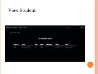 Student Management System Using Node JS. | PPTX