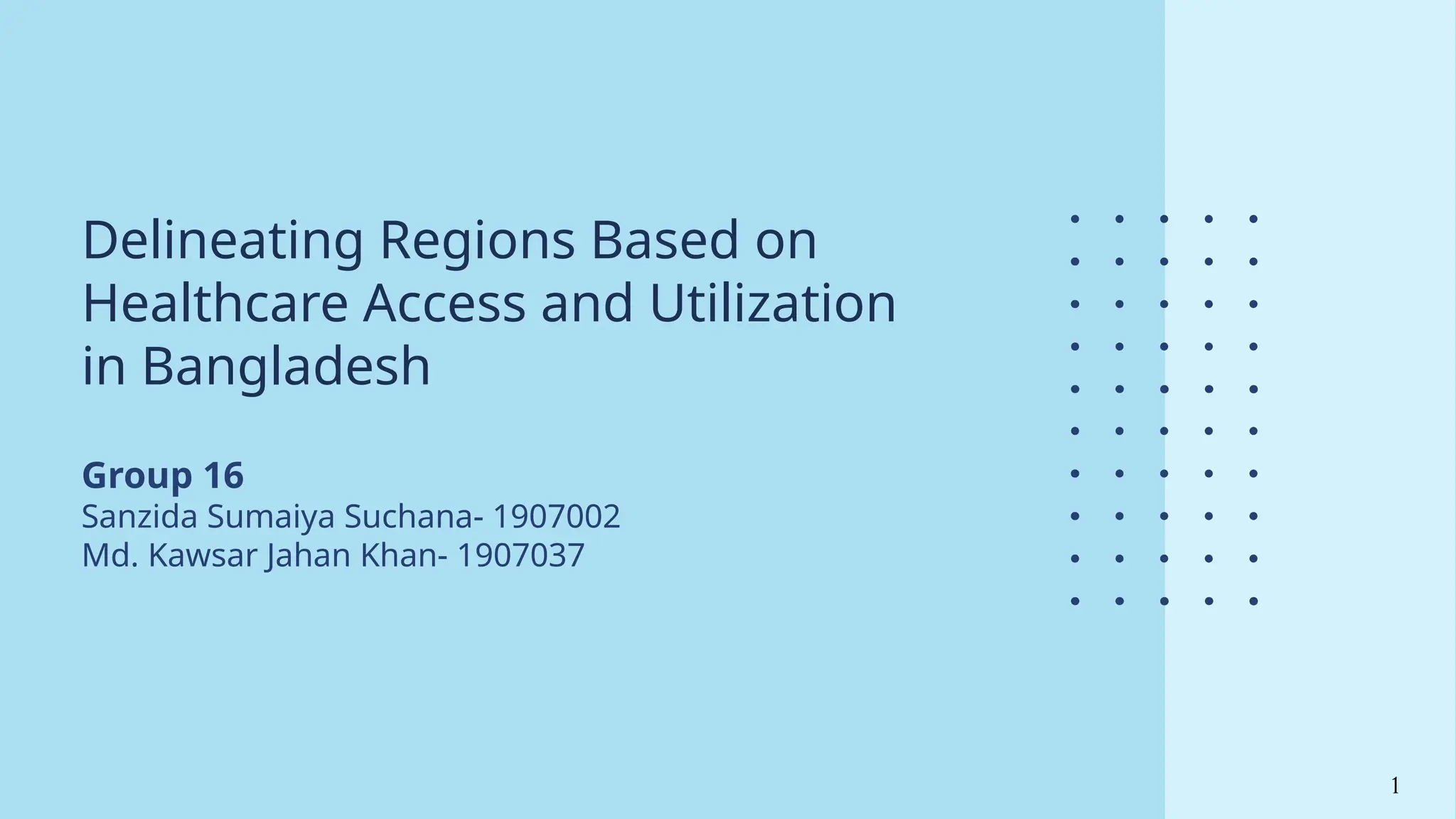 Delineating Regions Based on Healthcare Access and Utilization in ...