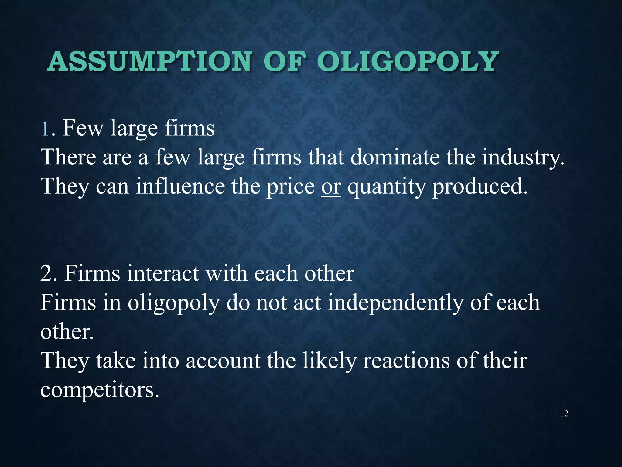 Oligopoly & Duopoly | PPT