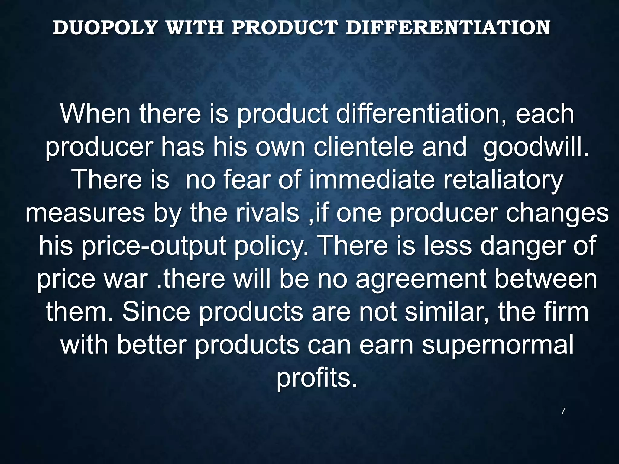 Oligopoly & Duopoly | PPT