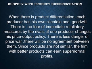 Oligopoly & Duopoly | PPT