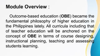 Group 18 - Outcome-Based Education for Teacher Preparation Curriculum ...