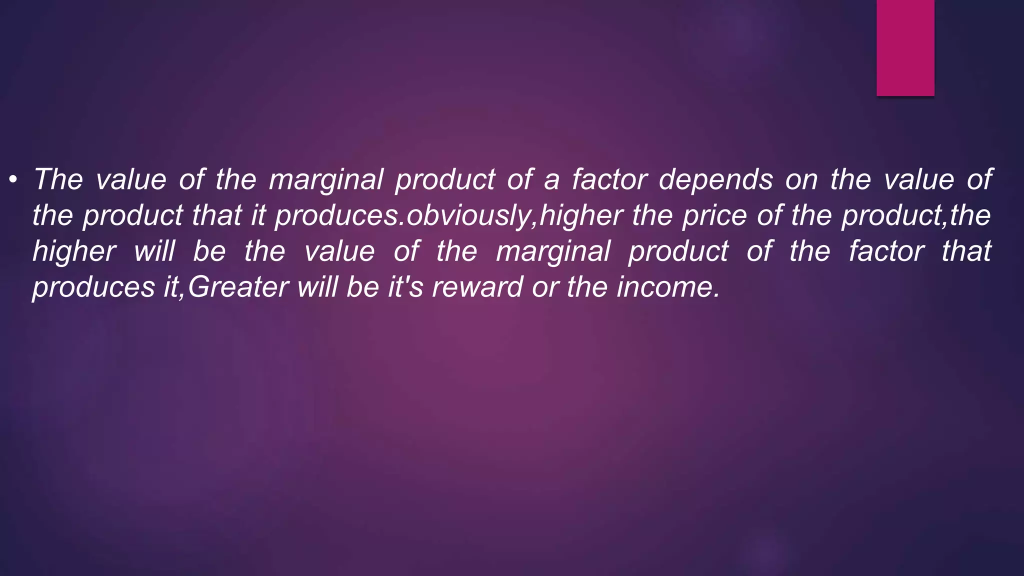 General Theory of Factor Pricing | PPTX