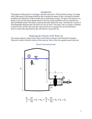 Intro to Fluid Mechanics Design Project | PDF | Physics | Science