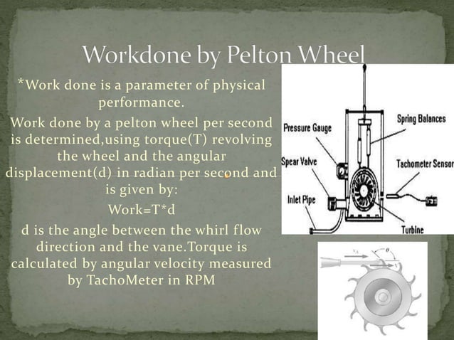 PELTON WHEEL | PPTX | Physics | Science