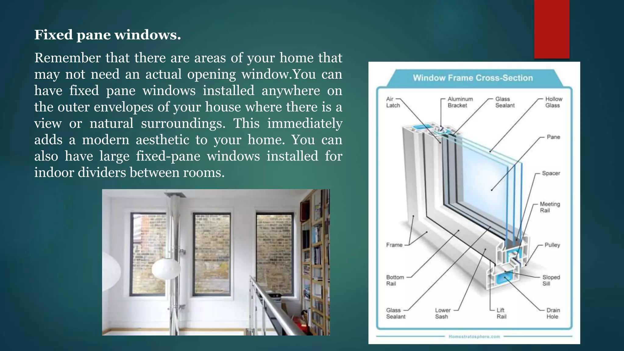 Aluminium doors and windows | PPTX