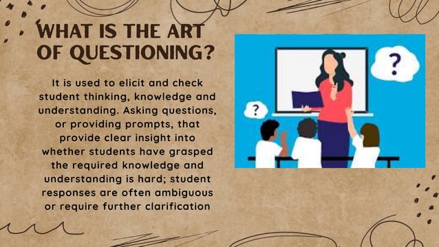 Art of Questioning Using Blooms Taxonomy .pptx