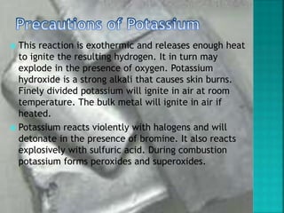 Group IA table of elements | PPTX