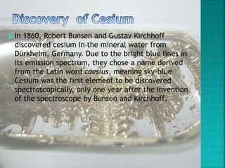 Group IA table of elements | PPTX