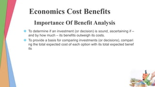 Economic benefits and social benefits | PPTX