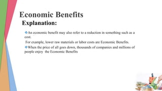 Economic benefits and social benefits | PPTX