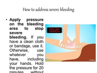 Basic First Aid (Bleeding) | PPTX