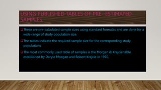 GROUP 1 biostatistics ,sample size and epid.pptx
