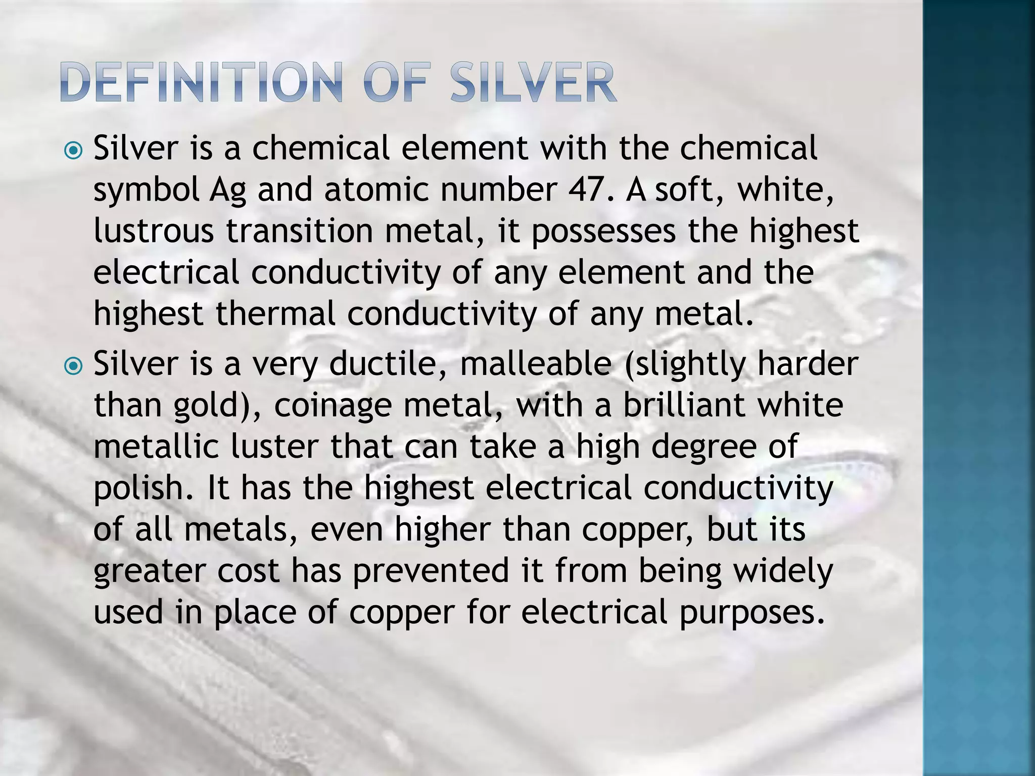 Group IB table of elements | PPTX