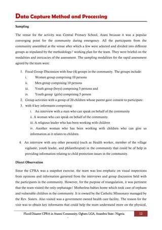 CHILD PROTECTION RAPID ASSESSMENT REPORT -ANAMBRA STATE, NIGERIA. | PDF