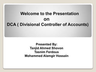 Presentation on Divisional Controller of Accounts | PPTX