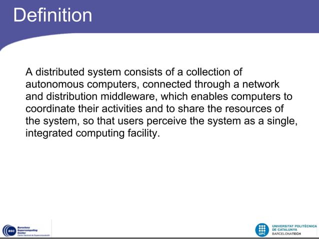 Distributed Systems | PPT