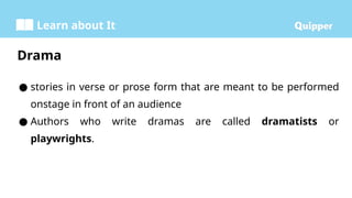 Drama and Types of Dramaaaaaaaaaaaaaaaaaaa | PPTX