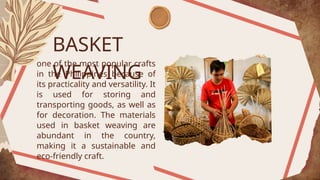 GROUP 1 - Brief History of Handicrafts in the Philippines .pptx