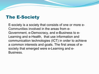 Electronic Society | PPTX