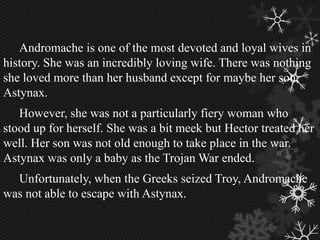 The Farewell between Hector and Andromache | PPTX