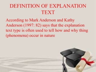Group 1 explanation text bu firda | PPTX | Geography | Science
