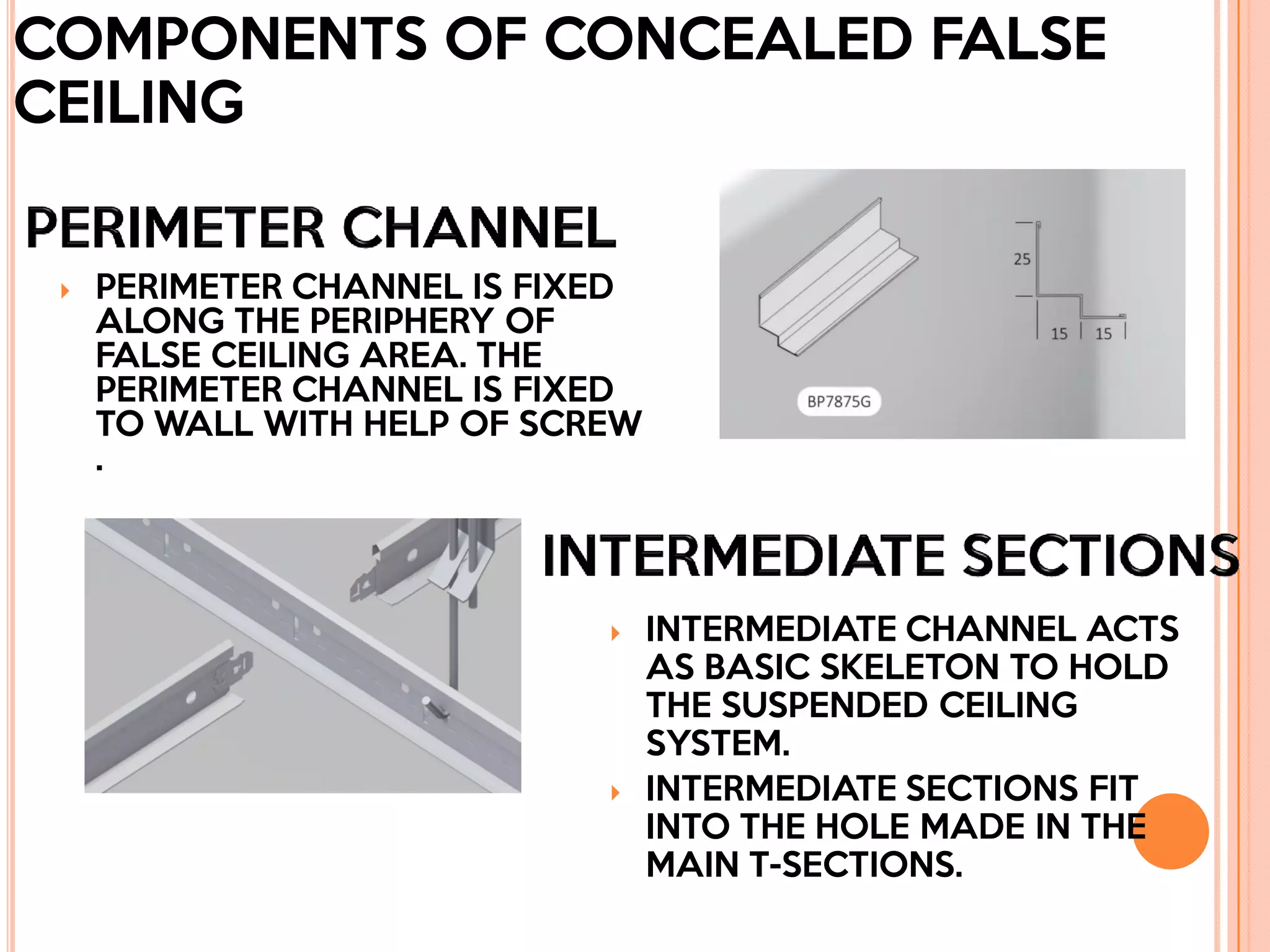 False Ceiling Information and Joinary Details | PDF