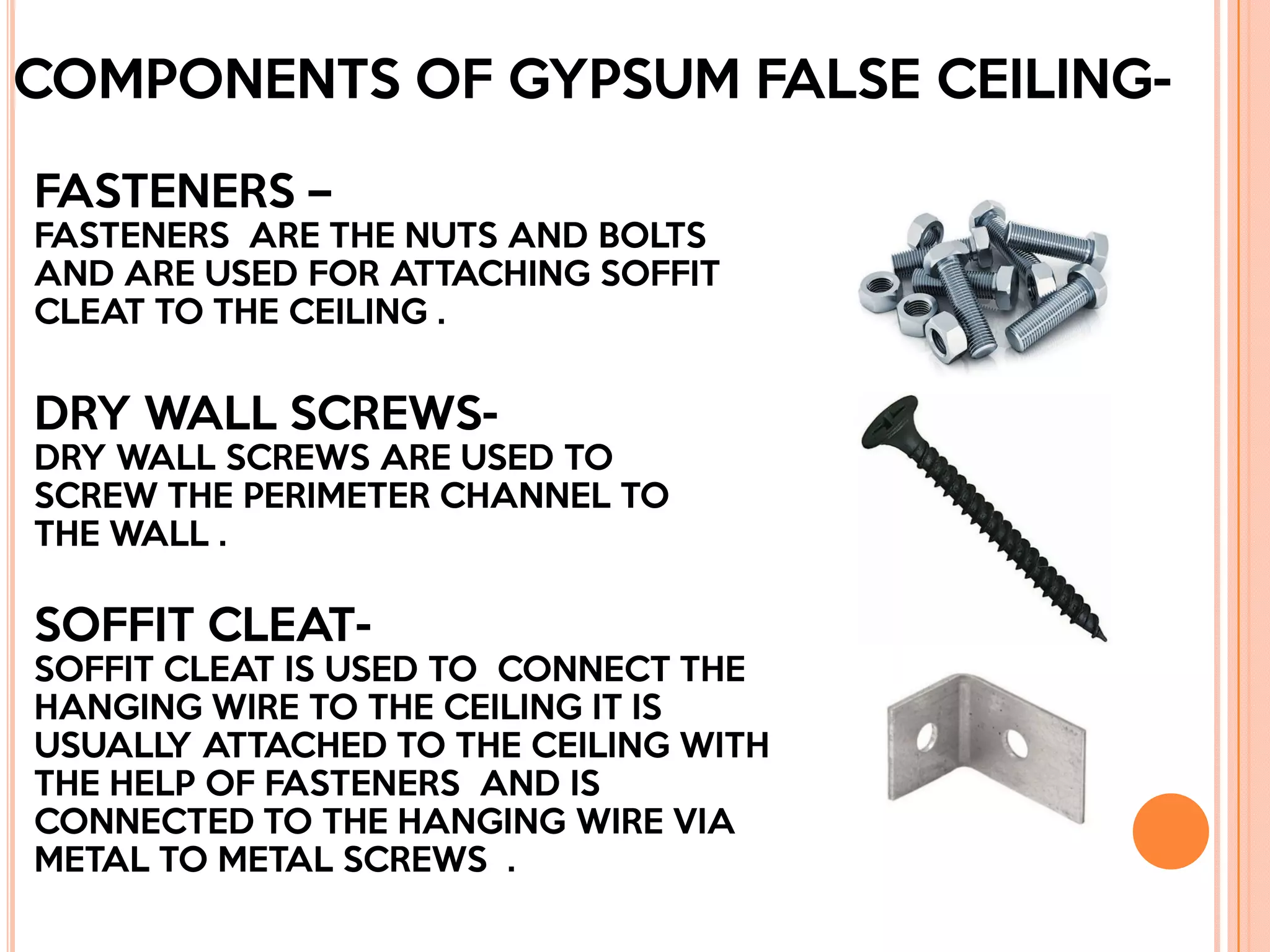 False Ceiling Information and Joinary Details | PDF