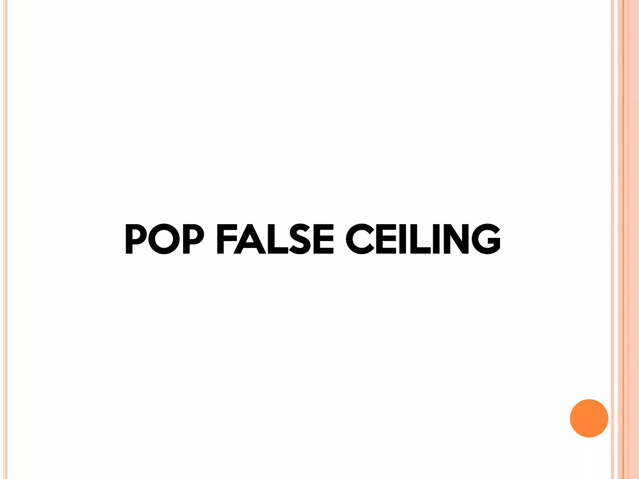 False Ceiling Information and Joinary Details | PDF