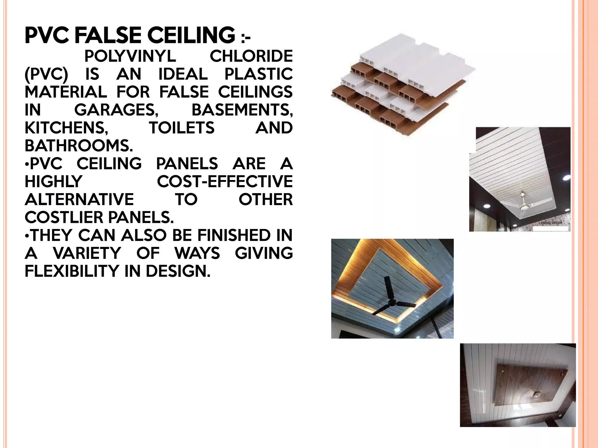 False Ceiling Information and Joinary Details | PDF