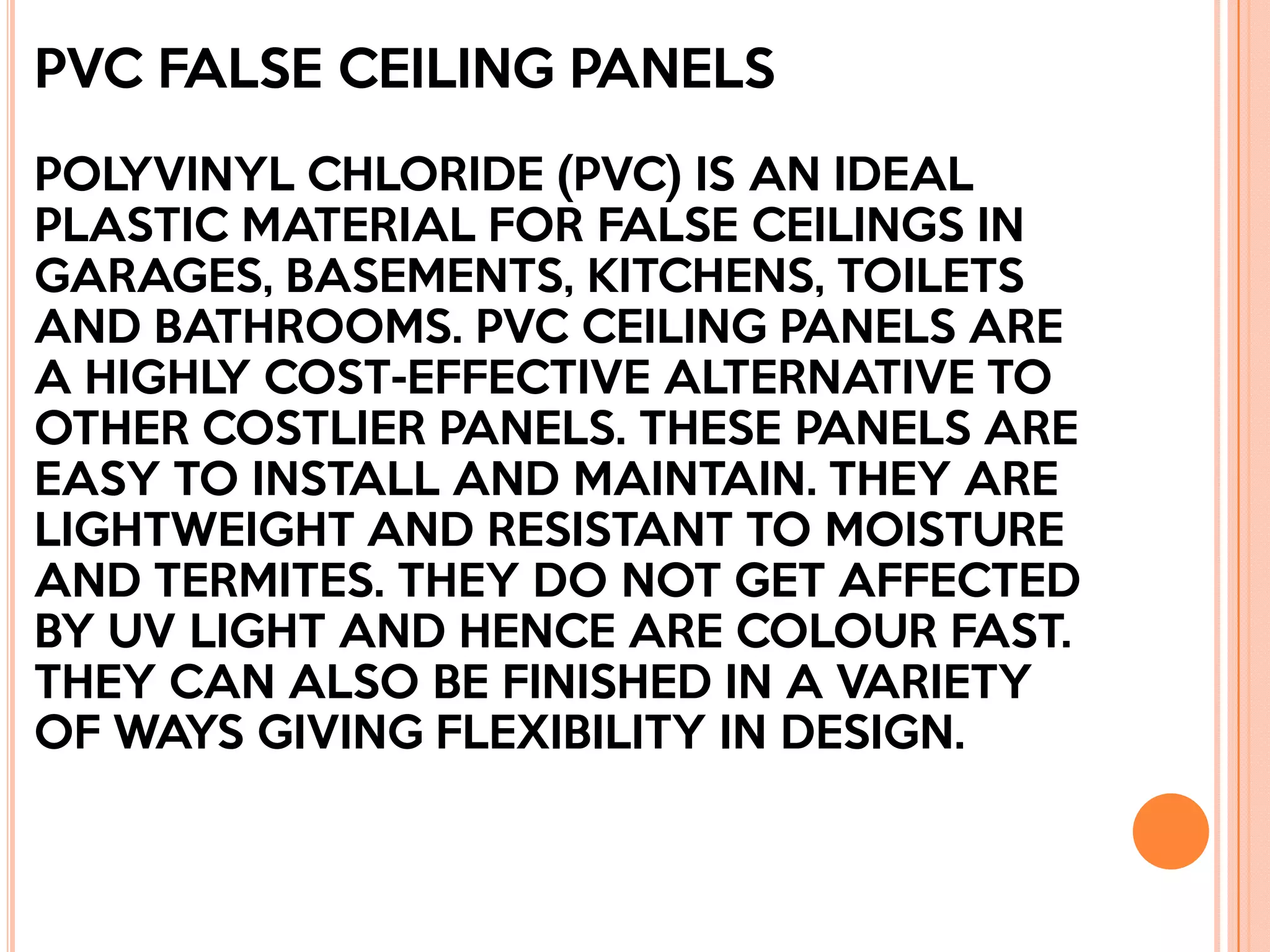 False Ceiling Information and Joinary Details | PDF