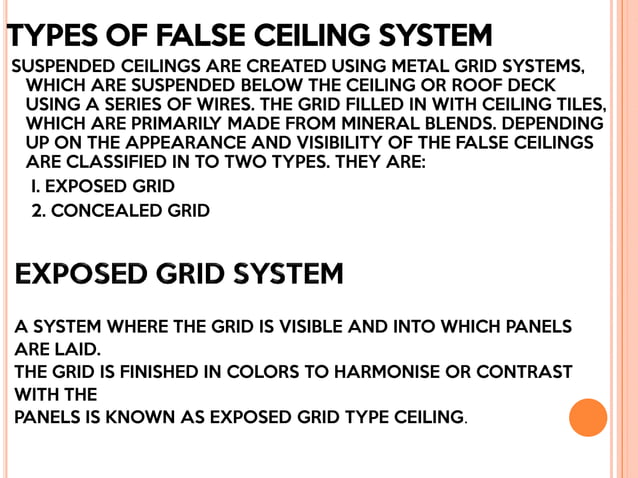 False Ceiling Information and Joinary Details | PDF