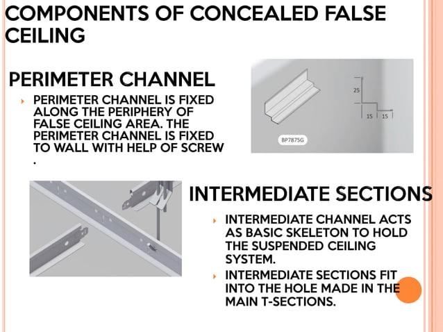 False Ceiling Information and Joinary Details | PDF