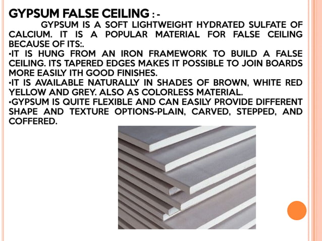 False Ceiling Information and Joinary Details | PDF